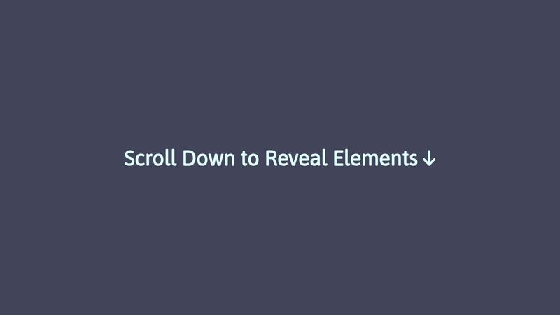 Vanilla Js Scroll animation