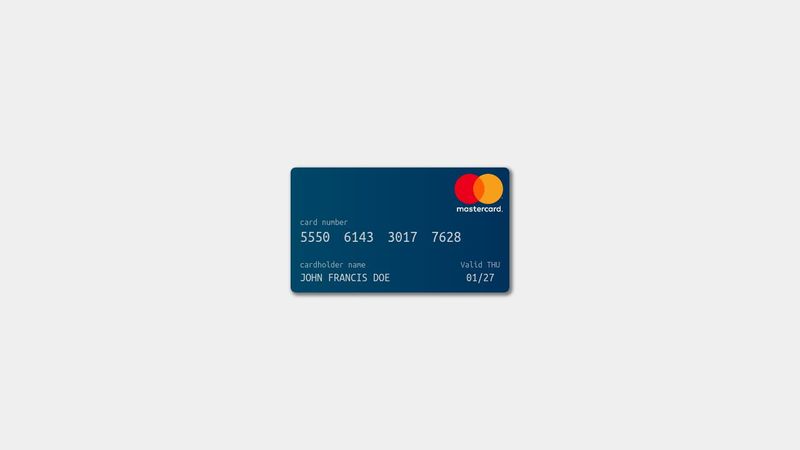 Credit Card CSS