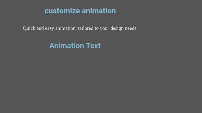 FadeIn Animation Text