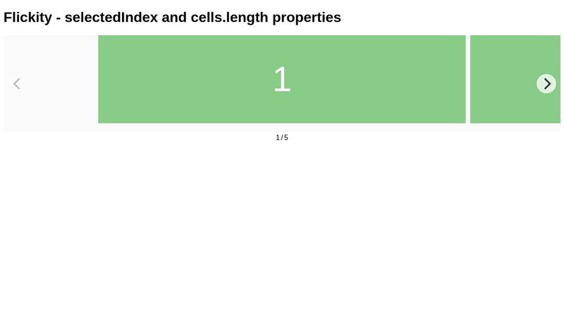 Flickity - CSS slide nums
