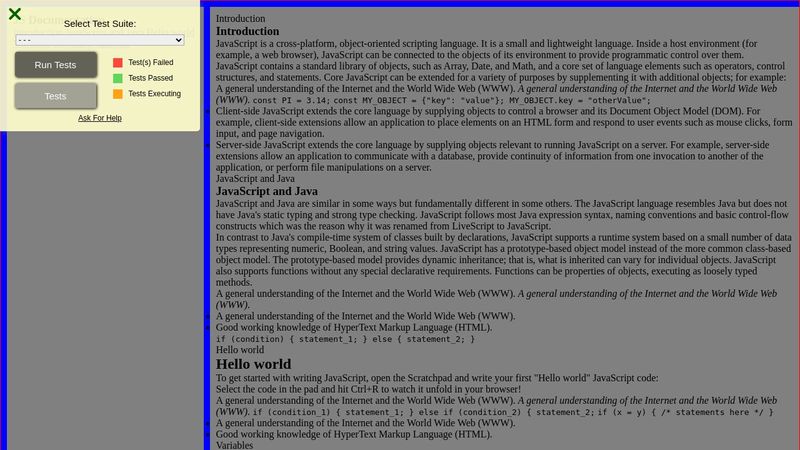 Technical Documentation Page (freecodecamp) (no-styling provided)