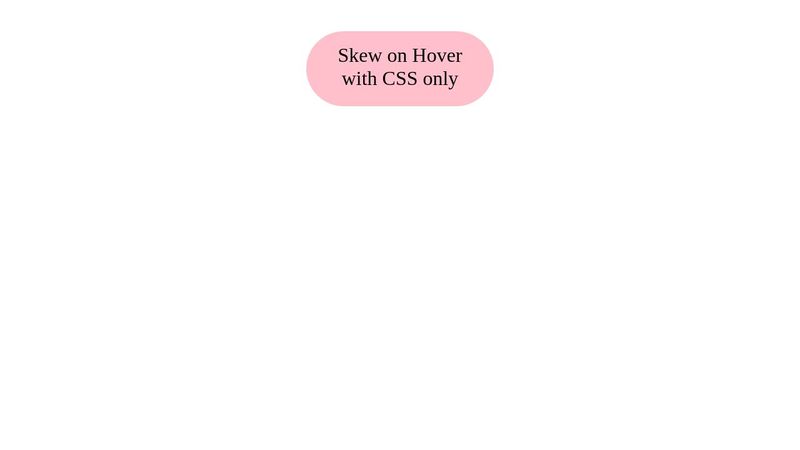 Transform Skew CSS only