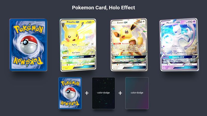 Pokemon Card Holo Effect
