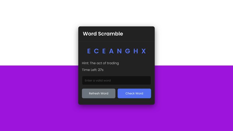 Word Scramble Game word-scramble-game