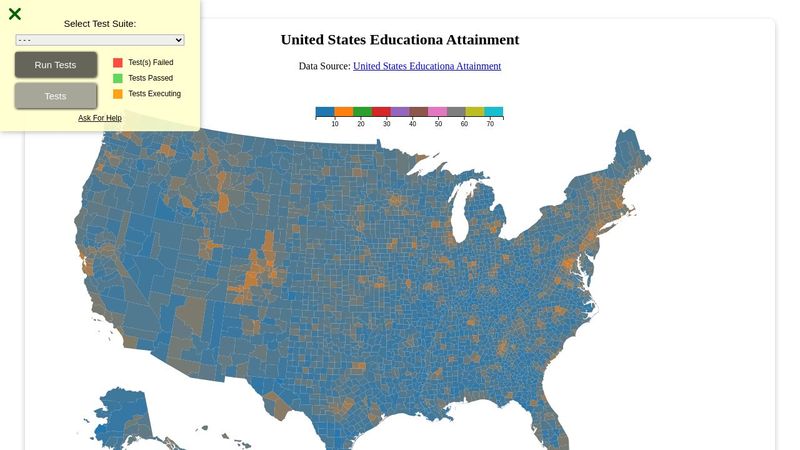 Choropleth Map Using D3.js