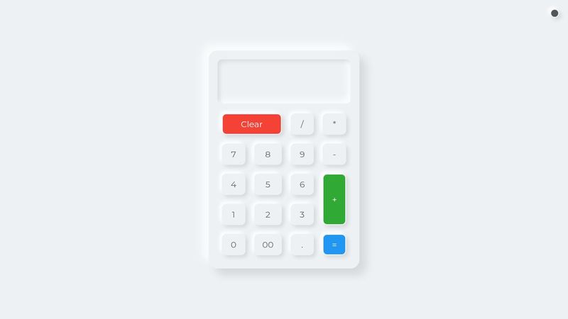 Neumorphism Calculator Dark & Light