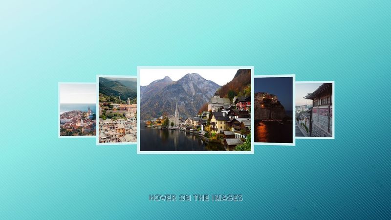 Pure CSS interactive image gallery