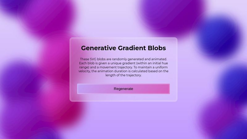 Generative Gradient Blobs
