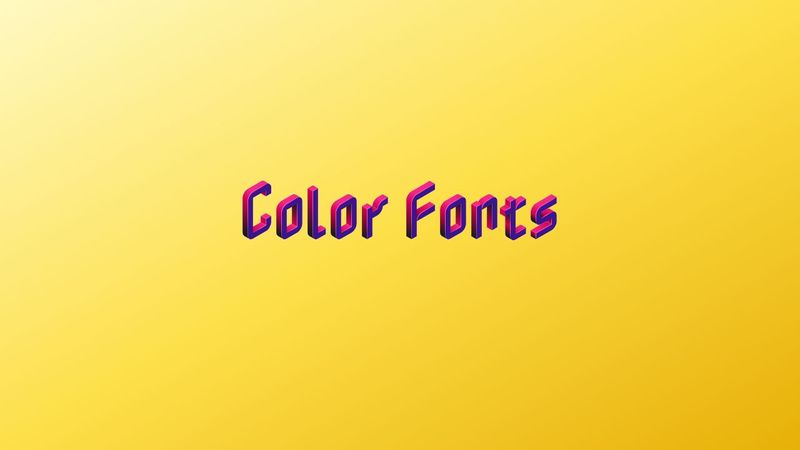Color Fonts Demo (@font-palette-values)