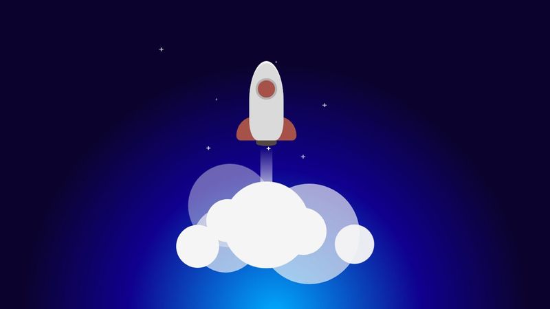 CSS only animated rocket