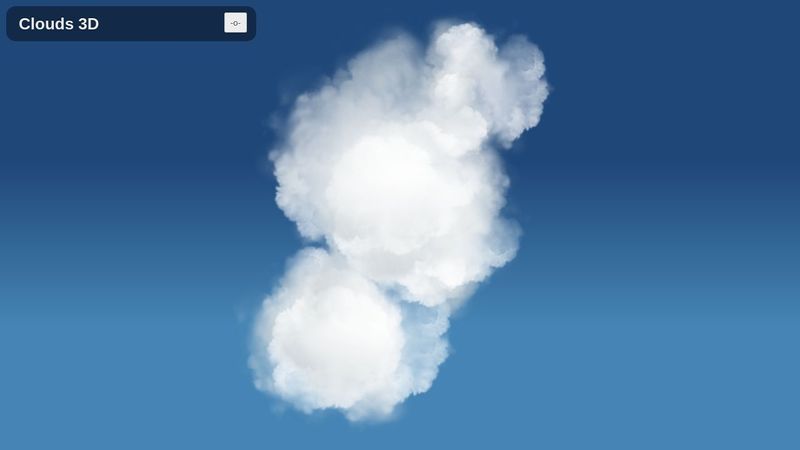 Clouds 3d CSS
