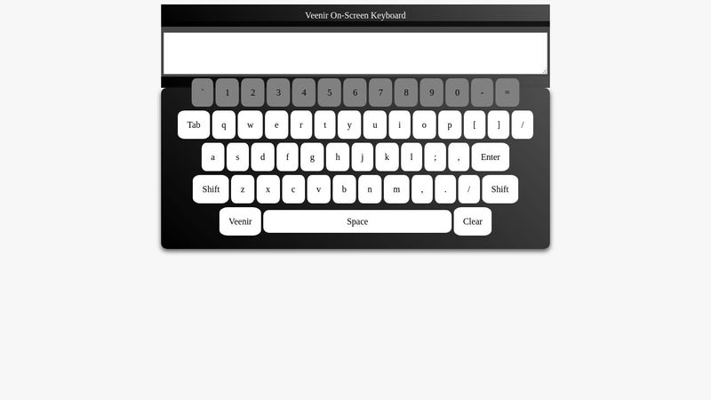 Onscreen Keyboard