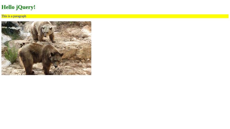 jQuery Selecting Elements