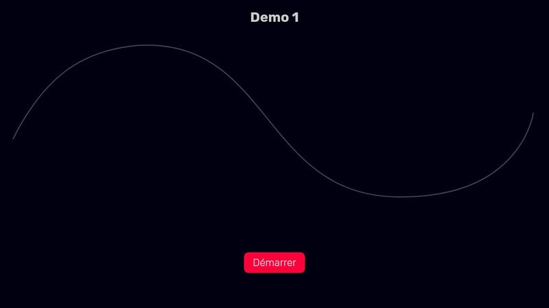 GSAP DrawSVG - Démo 1 - fromTo()