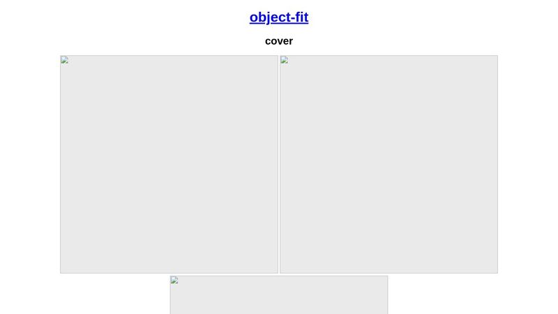 CSS object-fit & srcset