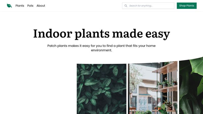 Responsive sample website | Plants, Inc.