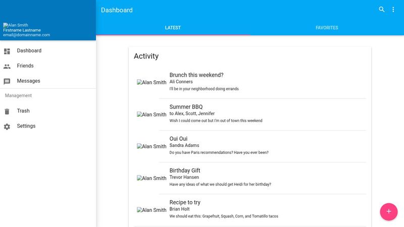 Angular Material App Example