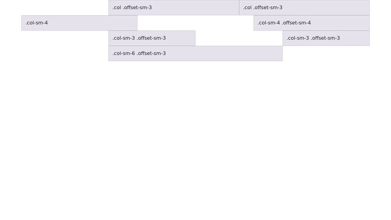 Bootstrap Grid Offset