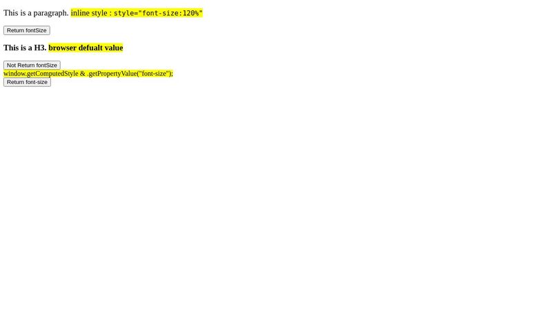 Window.getComputedStyle()