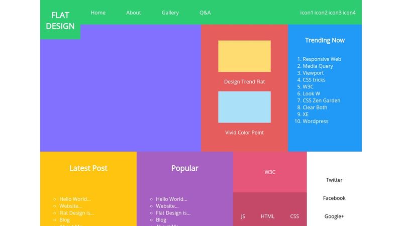 Flex Box-Responsive Layout