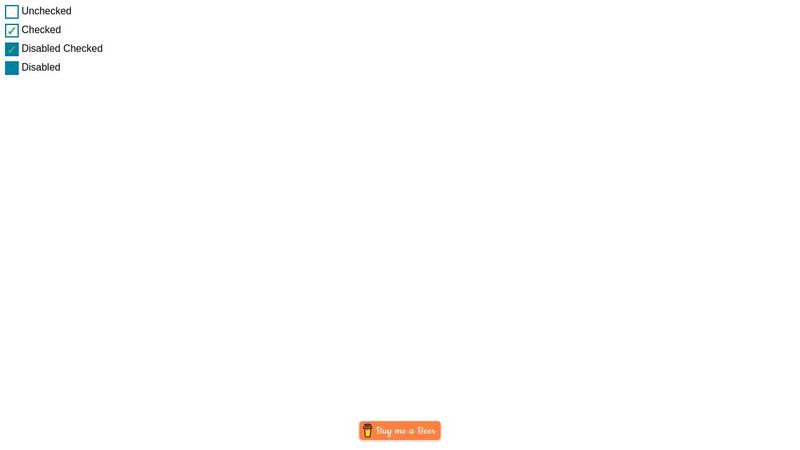 Custom Checkbox with only CSS