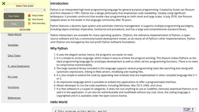 python-documentation-freecodecamp
