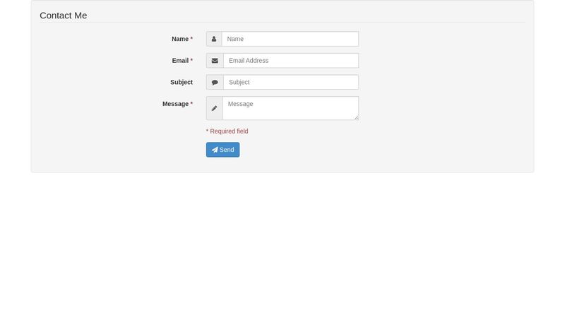 Formspree Contact Form