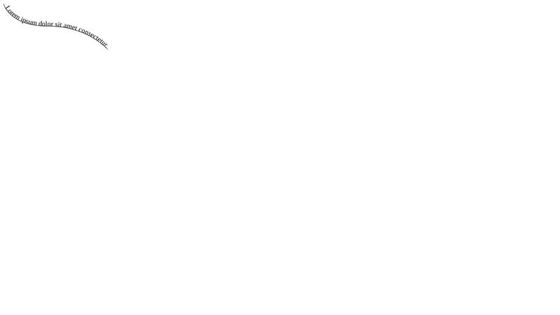 D3 + SVG - Static textPath example