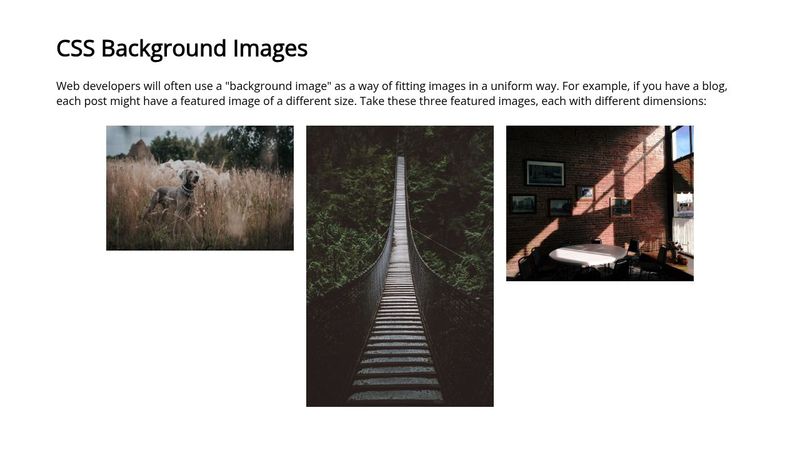 Background Image Sizes (CSS)