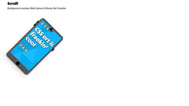 Pure CSS Phone Component