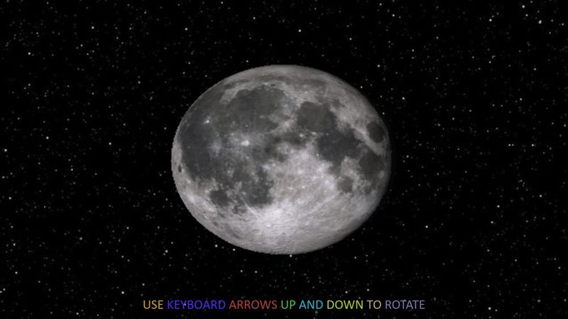 3D Moon - Javascript