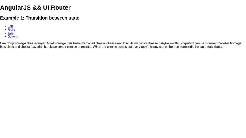 AngularJS - UI Router - Example 1