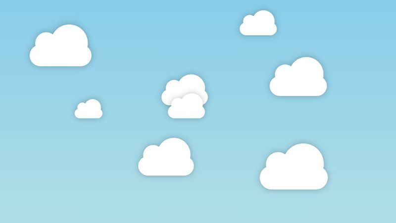 Dynamic Sky 🌤️ with Floating Clouds ☁️ (CSS Animation)