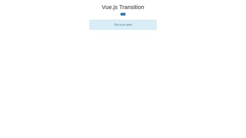 Vue.js Transition to Animate Single Element