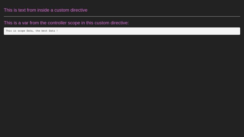 Angular Custom Directives