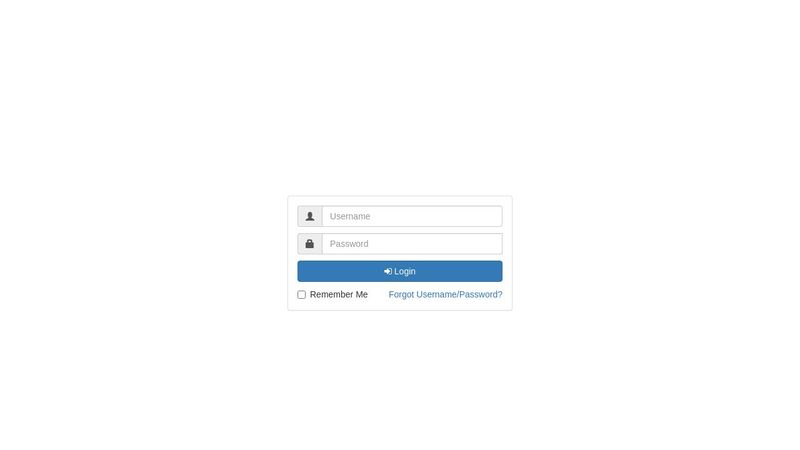 Basic Login Form using Bootstrap