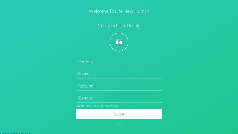 Responsive Profile Form