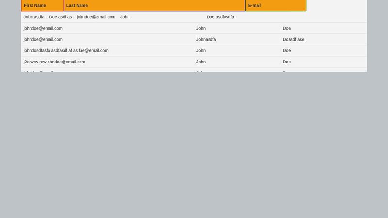 Bootstrap table thead fix tbody scroll