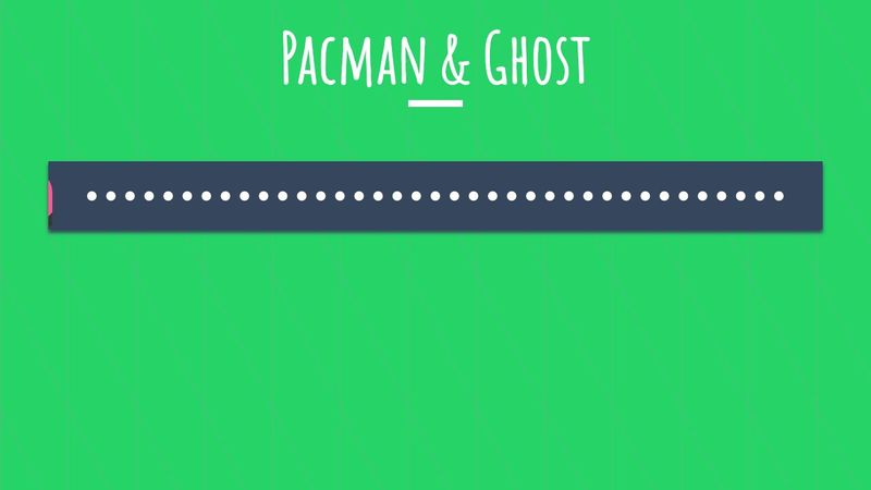 Pacman and Ghost | CSS Animation