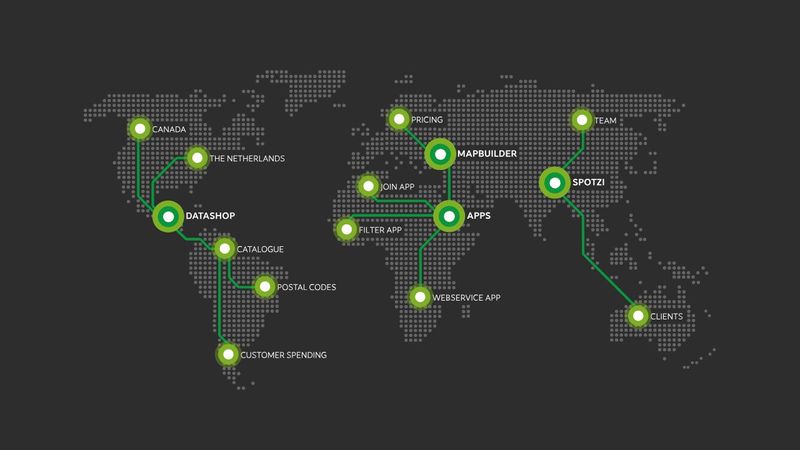 SVG Dotted World Map final