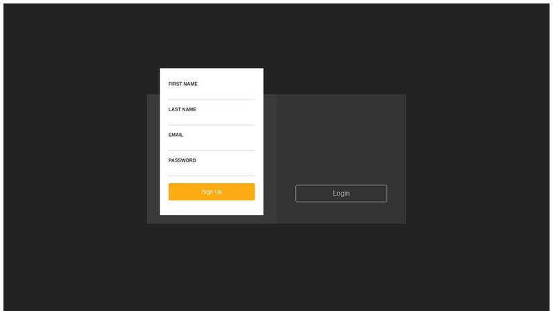 SignUp/Login form slider- css