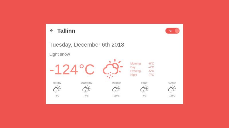 Weather UI
