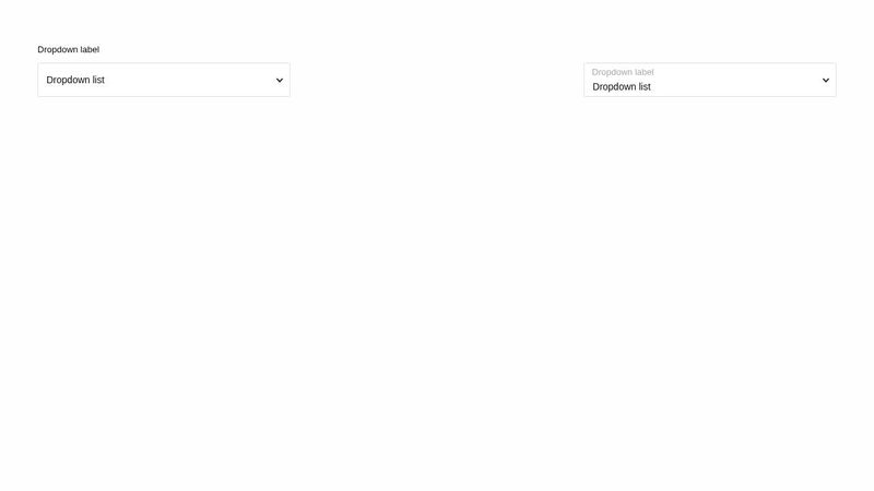 Accessible Dropdown List