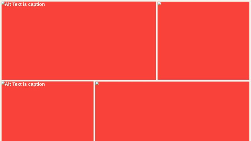 CSS Grid Photo Collage Idea