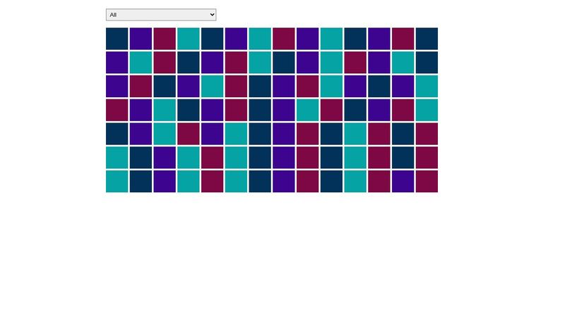 Select Option div filtering jQuery
