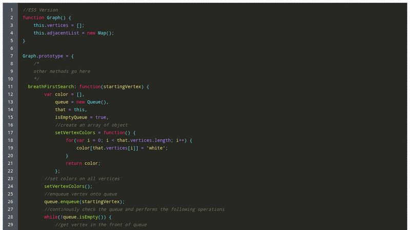 Javascript Graph - Breadth First Search