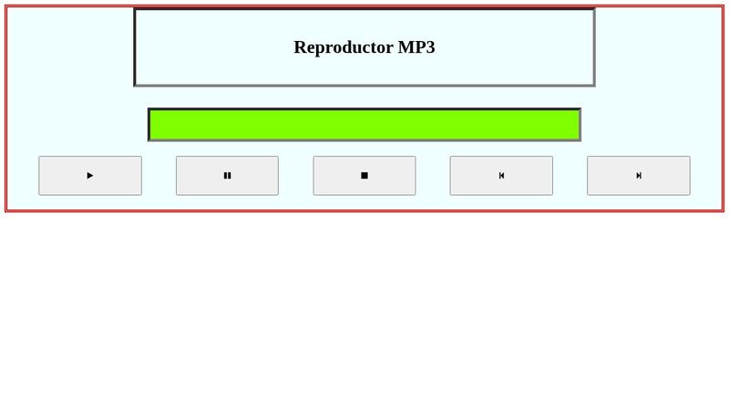 Reproductor MP3 JS