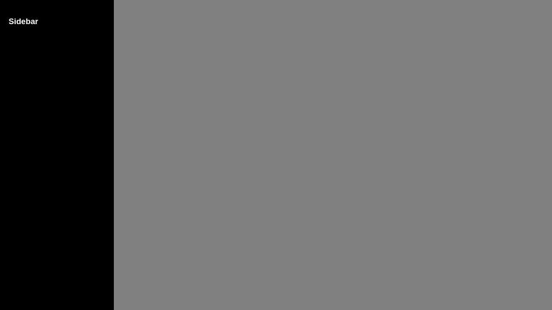 Basic Flexbox Panel Layout