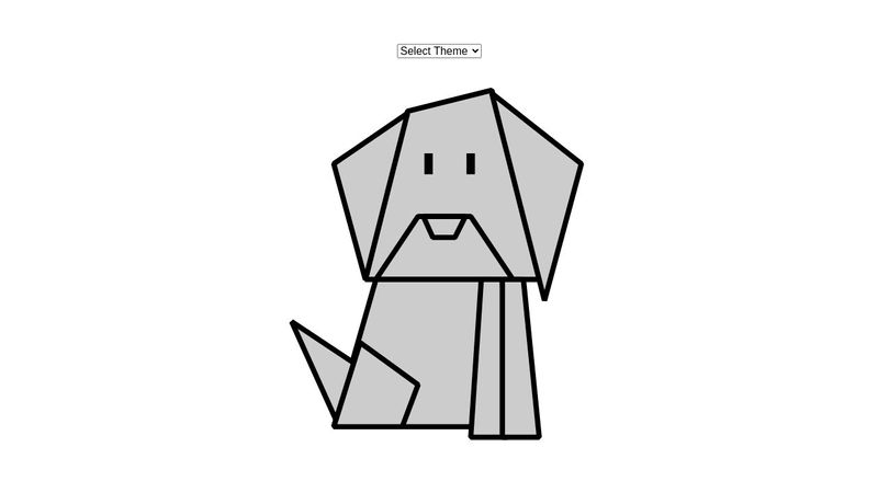 Puppy with svg + css custom properties