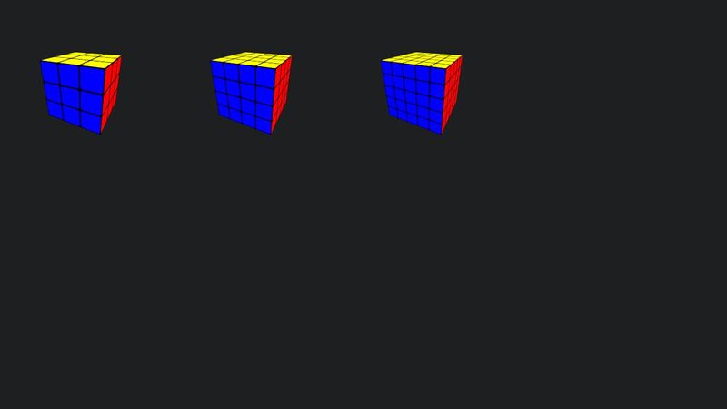 jQuery ThreeJS Rubik's Cube